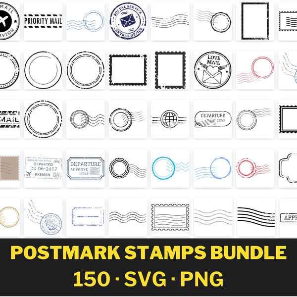 Postmark Stamp - Etsy