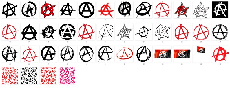 Anarchy SVG Bundle, Anarchy PNG Bundle, Anarchy Clipart, Anarchy SVG ...