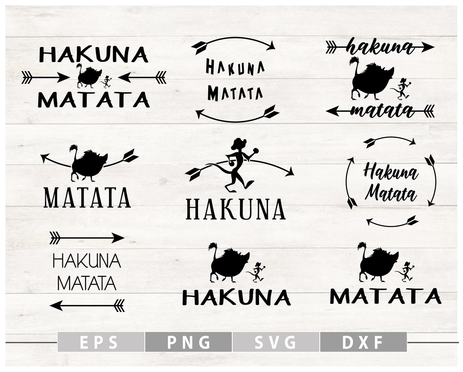 Hakuna Matada SVG, Hakuna Matada Png, Family Vacation Shirt SVG, Hakuna ...