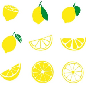 Lemon Slice Svg,fruits Dxf,fruit Svg,furit Cut File,lemon Layered ...
