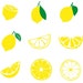 Lemon Slice Svg,fruits Dxf,fruit Svg,furit Cut File,lemon Layered ...