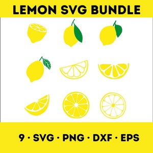 Lemon Slice Svg,fruits Dxf,fruit Svg,furit Cut File,lemon Layered ...