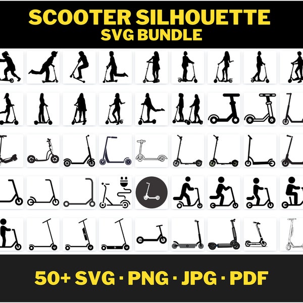 Scooter Svg - Etsy