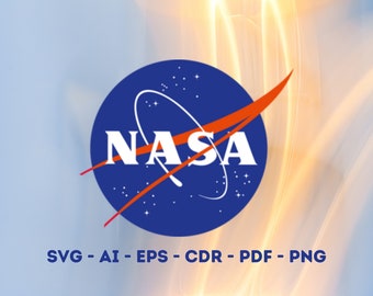 NASA Svg, Nasa Logo Svg, NASA Circle Logo 3 Color Layered SVG Cricut ...