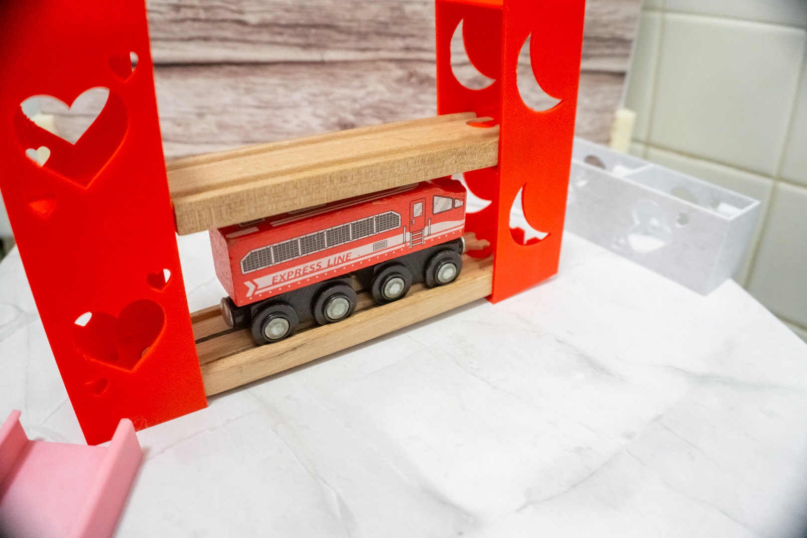 3d Printed Heart Tower, 3 Levels, Compatible With Brio, Thomas the ...
