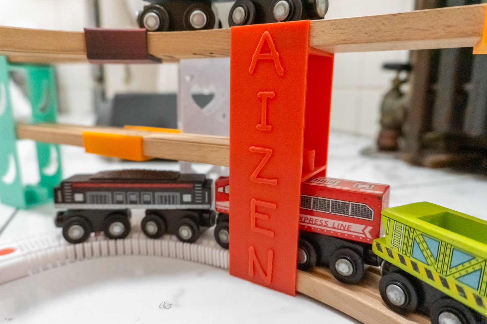 Personalized 3d Printed Train Towers, 3 Levels, Compatible With Brio ...