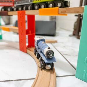 Personalized 3d Printed Train Towers, 3 Levels, Compatible With Brio ...