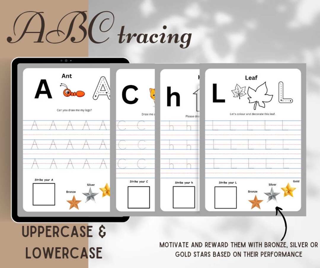 Early Learning ABC Workbook – Tracing, Writing & Alphabet Activities ...
