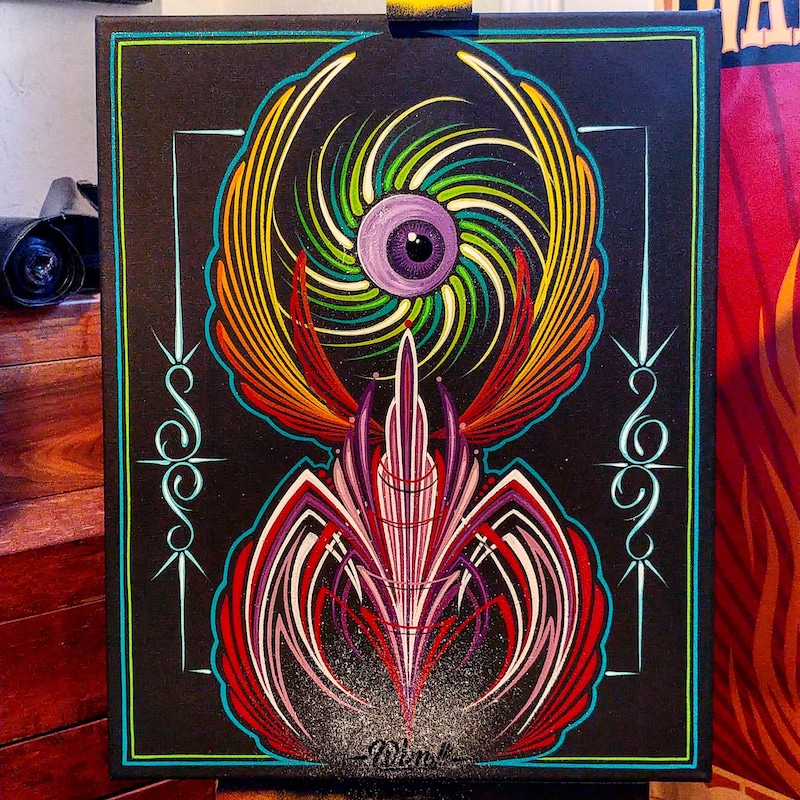 Pinstripe Art - Etsy