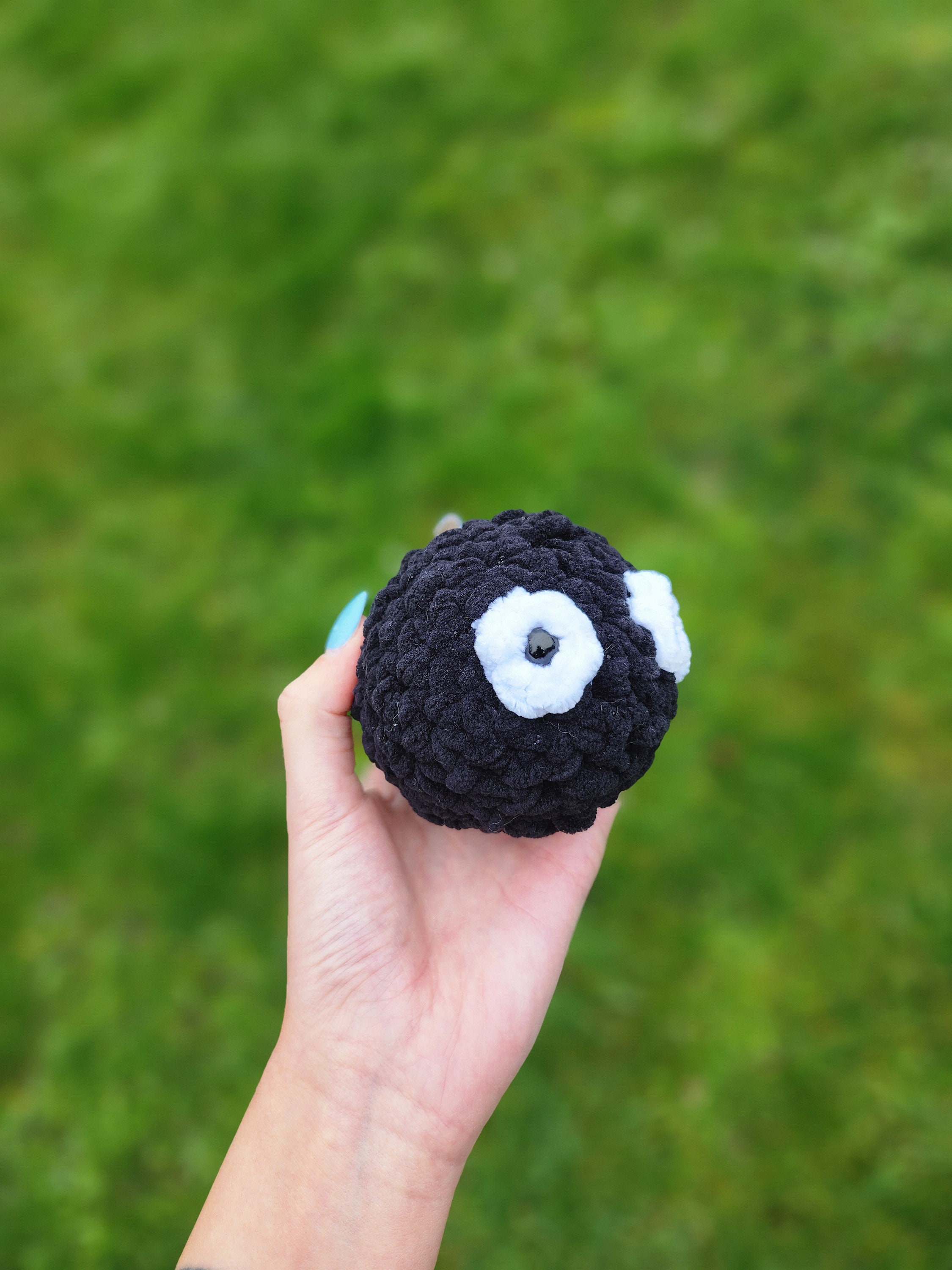 Soot Sprite Spirited Away Plushie Anime Crochet Crochet Cuddly Toy Soot ...