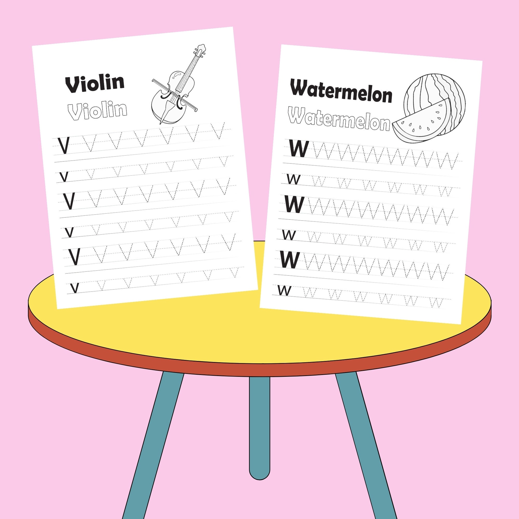 Practice Writing, Tracing ABC Animals, Printable Coloring Pages ...