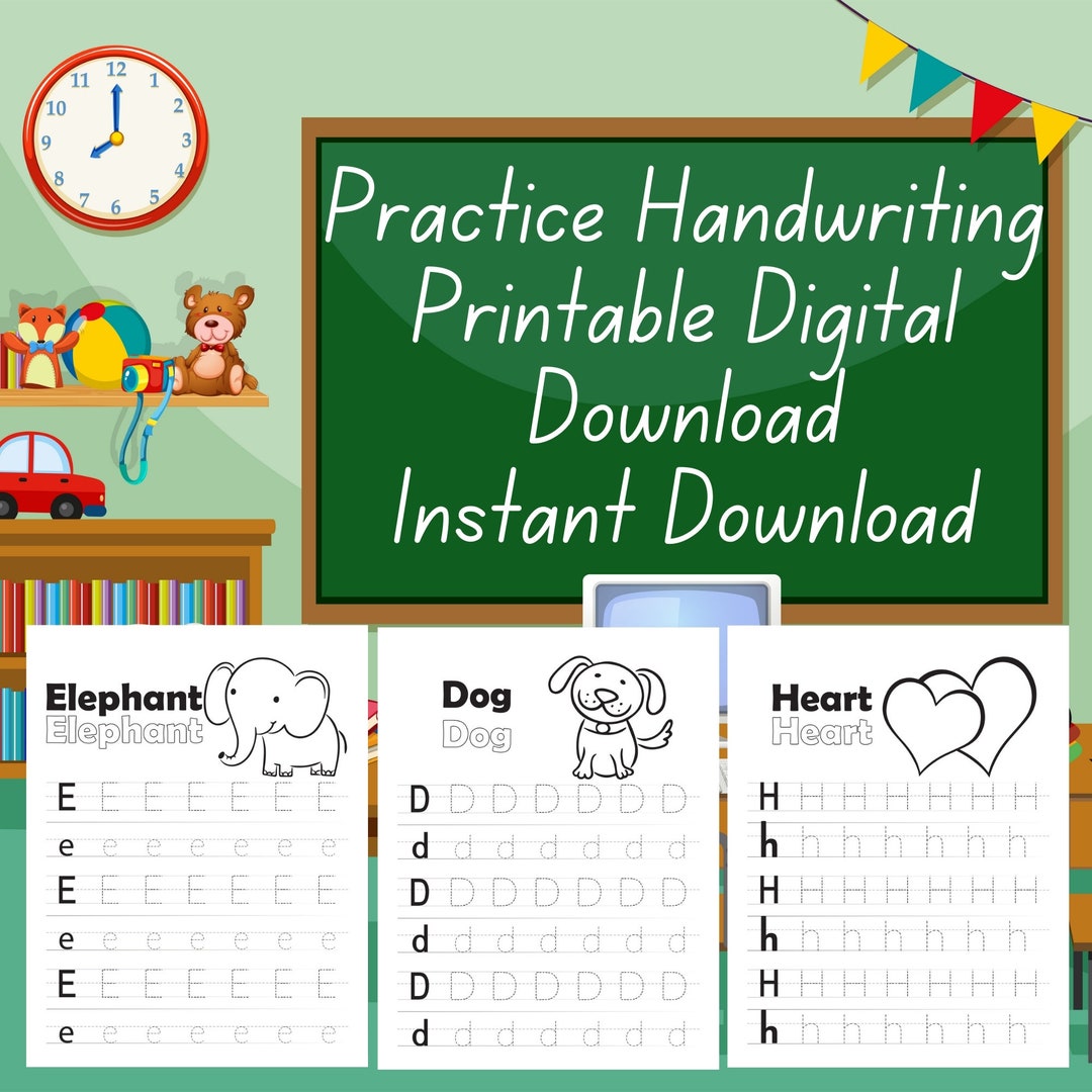 Practice Writing, Tracing ABC Animals, Printable Coloring Pages ...