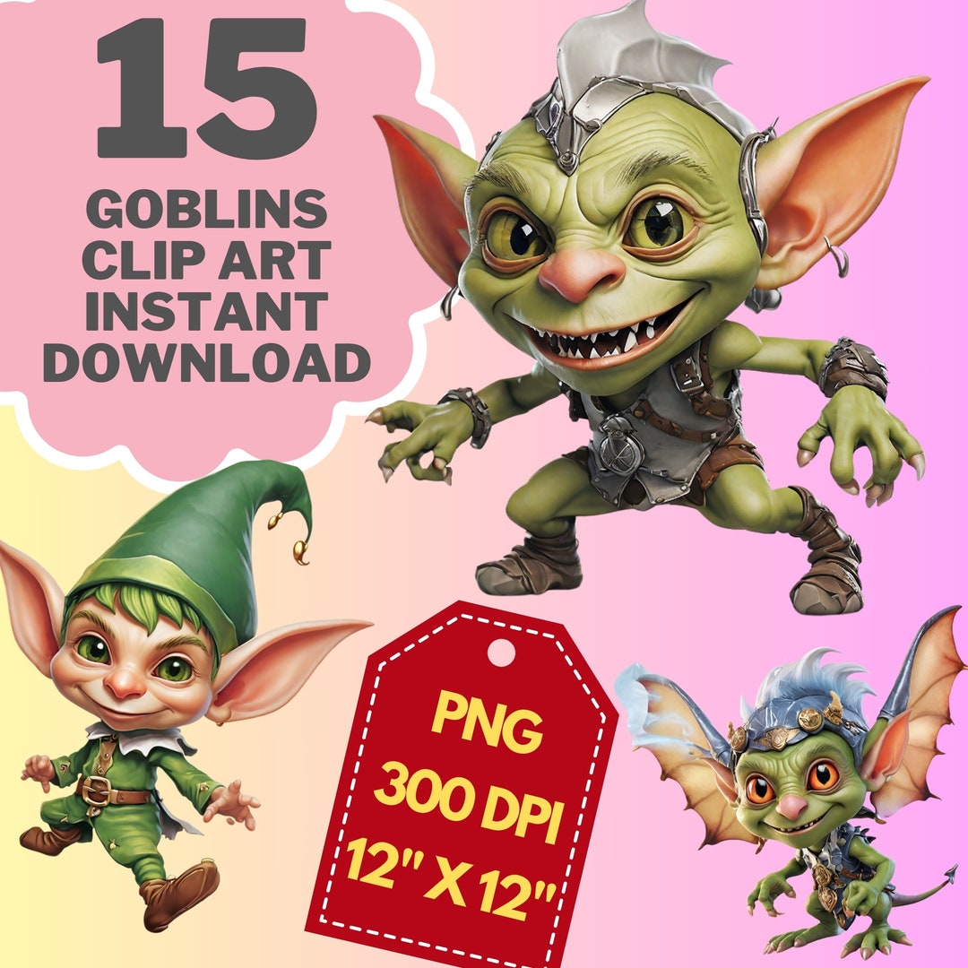 Access to High-quality PNG Clipart, 15 Goblins Clipart Images, PNG ...