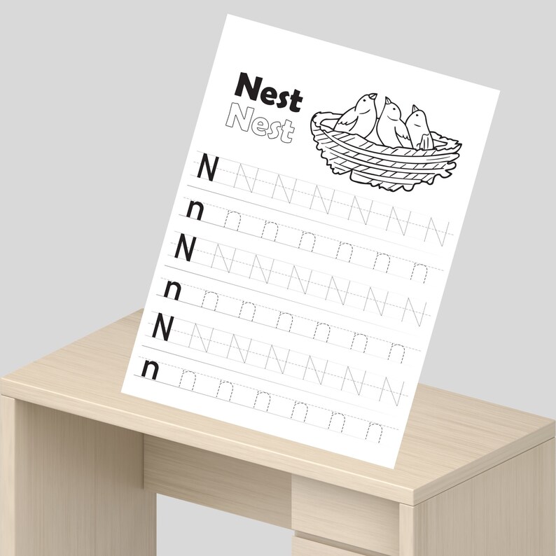 Practice Writing, Tracing ABC Animals, Printable Coloring Pages ...