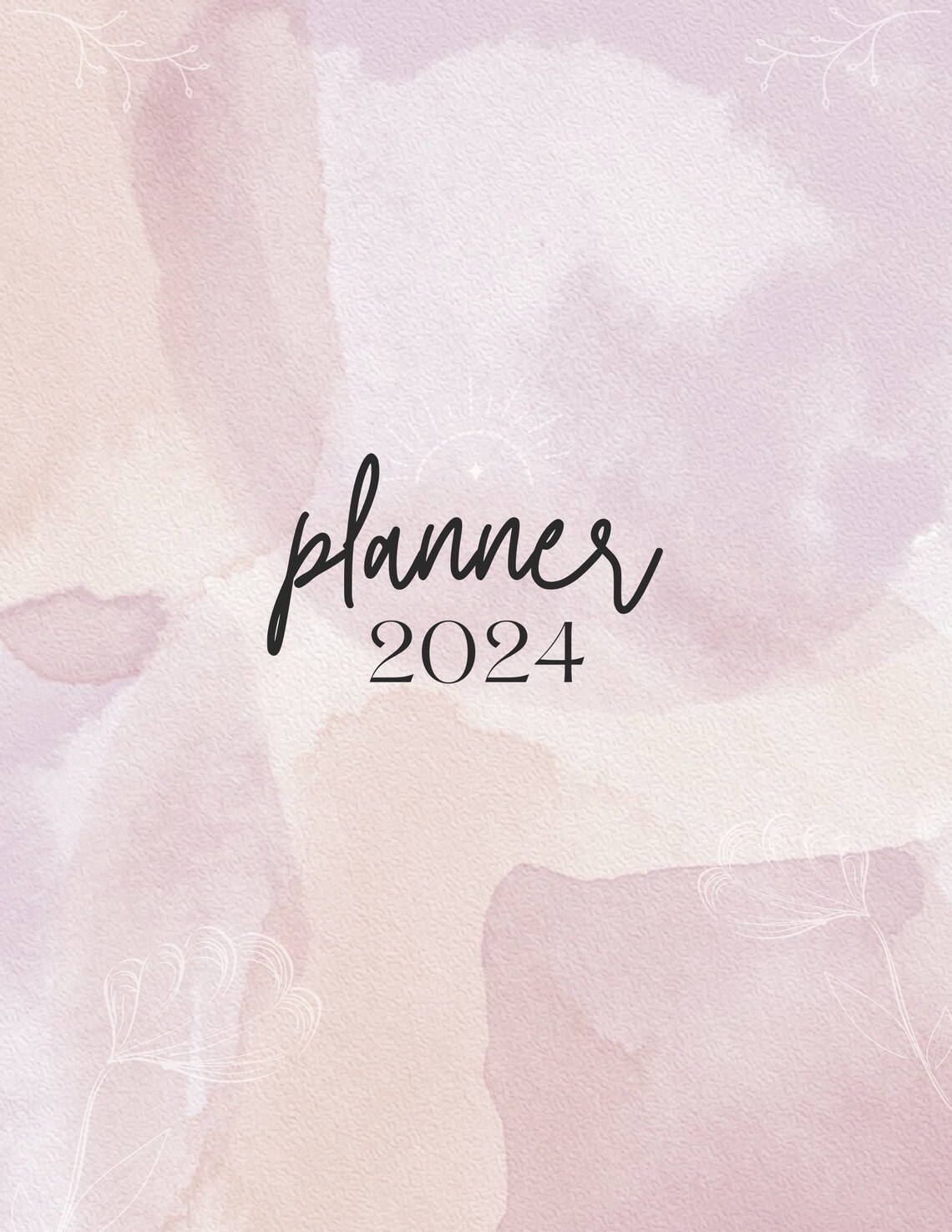 2024 Planner Cover Page - Etsy