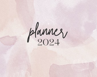 2024 Planner Cover Page - Etsy