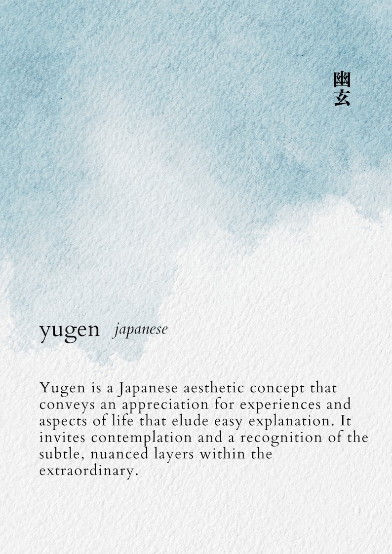 Japanese Concept Words Digital Poster Set (7 Concept Words + 1 Bonus ...