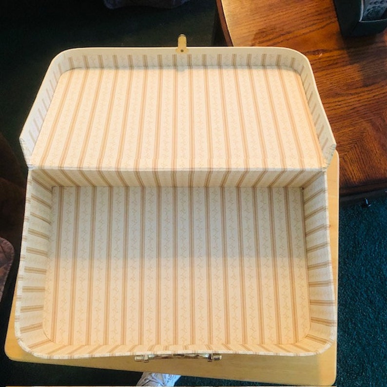 Vintage Cardboard Bistro-paris Theme Suitcase - Etsy