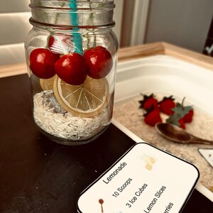 Lemonade Recipe Cards for Sensory Play | Sensory Bin Activity Cards ...