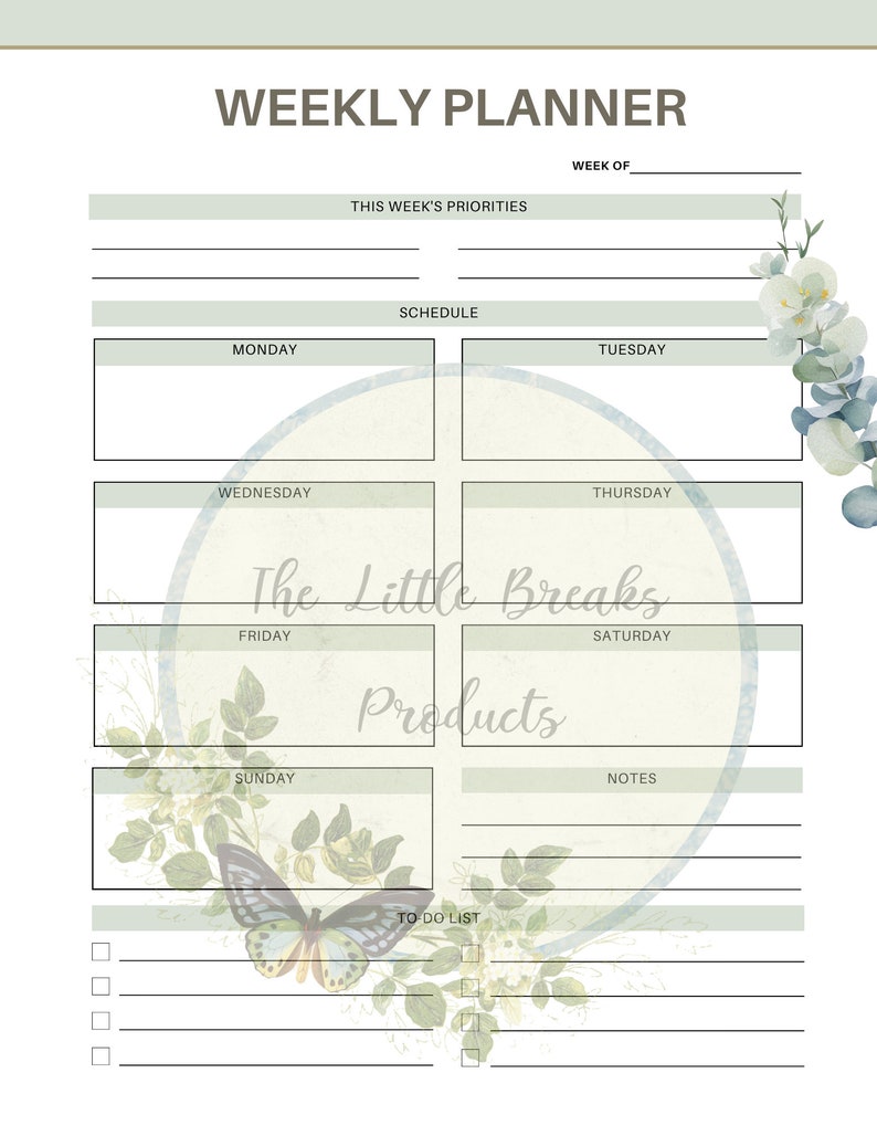 Printable Planner With 2024, 2025 and Undated Month Templates With ...