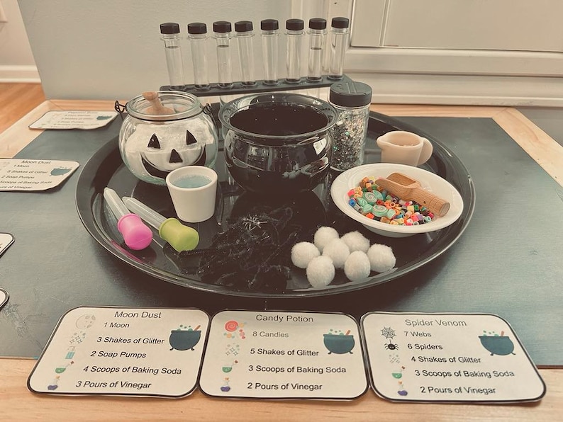 Magic Potion Activity Cards | Spooky Witches Brew Recipe Cards ...