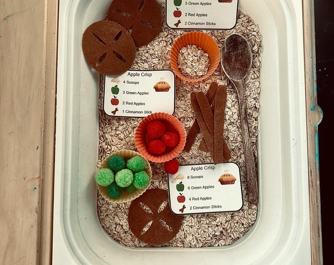 Apple Pie Sensory Bin | Fall/autumn/thanksgiving Baking Sensory ...