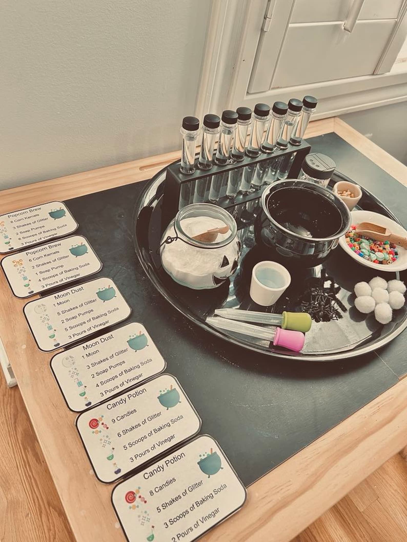 Magic Potion Recipe Cards: Spooky Sensory Activity (digital Download ...