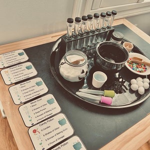 Magic Potion Recipe Cards: Spooky Sensory Activity (digital Download ...