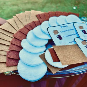 Smores Sensory Recipe Cards | Counting & Measuring Sensory Activity ...