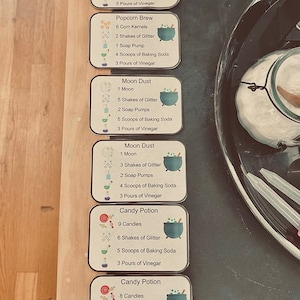Magic Potion Activity Cards | Spooky Witches Brew Recipe Cards ...