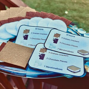 Smores Sensory Recipe Cards | Counting & Measuring Sensory Activity ...