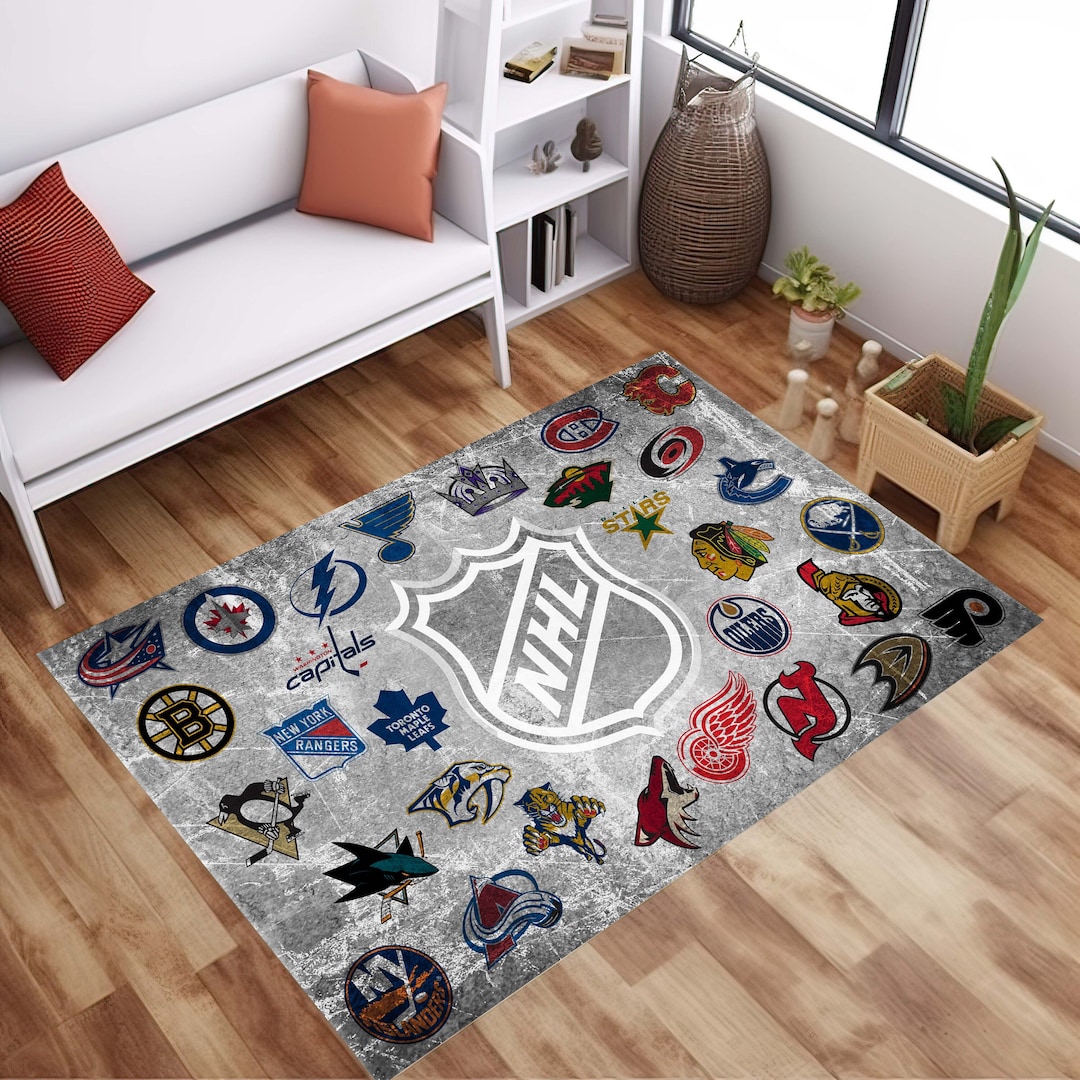 NHL Team Logos Rug NHL Rug Washington Capitals Rug Hockey - Etsy