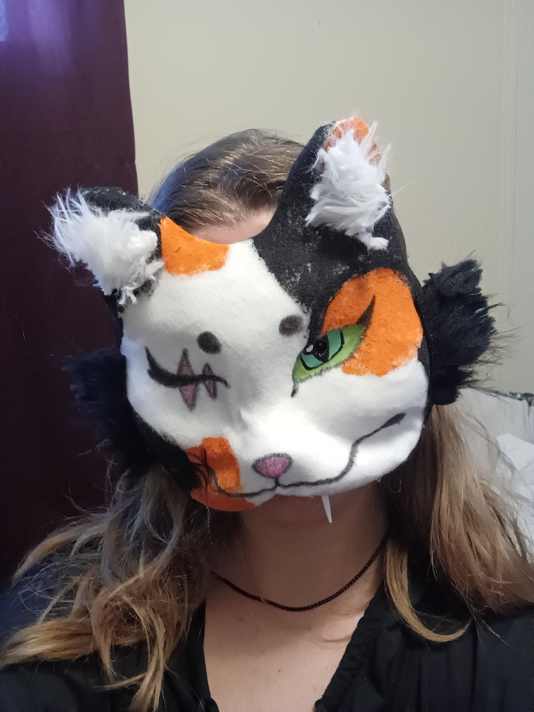 Calico Cat Mask - Etsy
