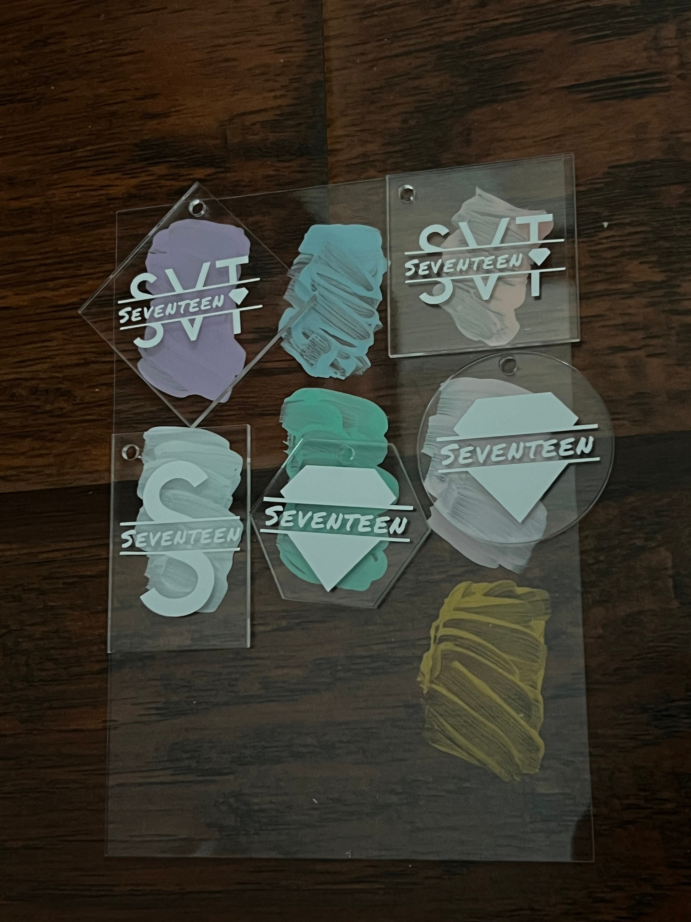Seventeen Acrylic/vinyl Keychains - Etsy