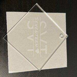 Seventeen Acrylic/vinyl Keychains - Etsy