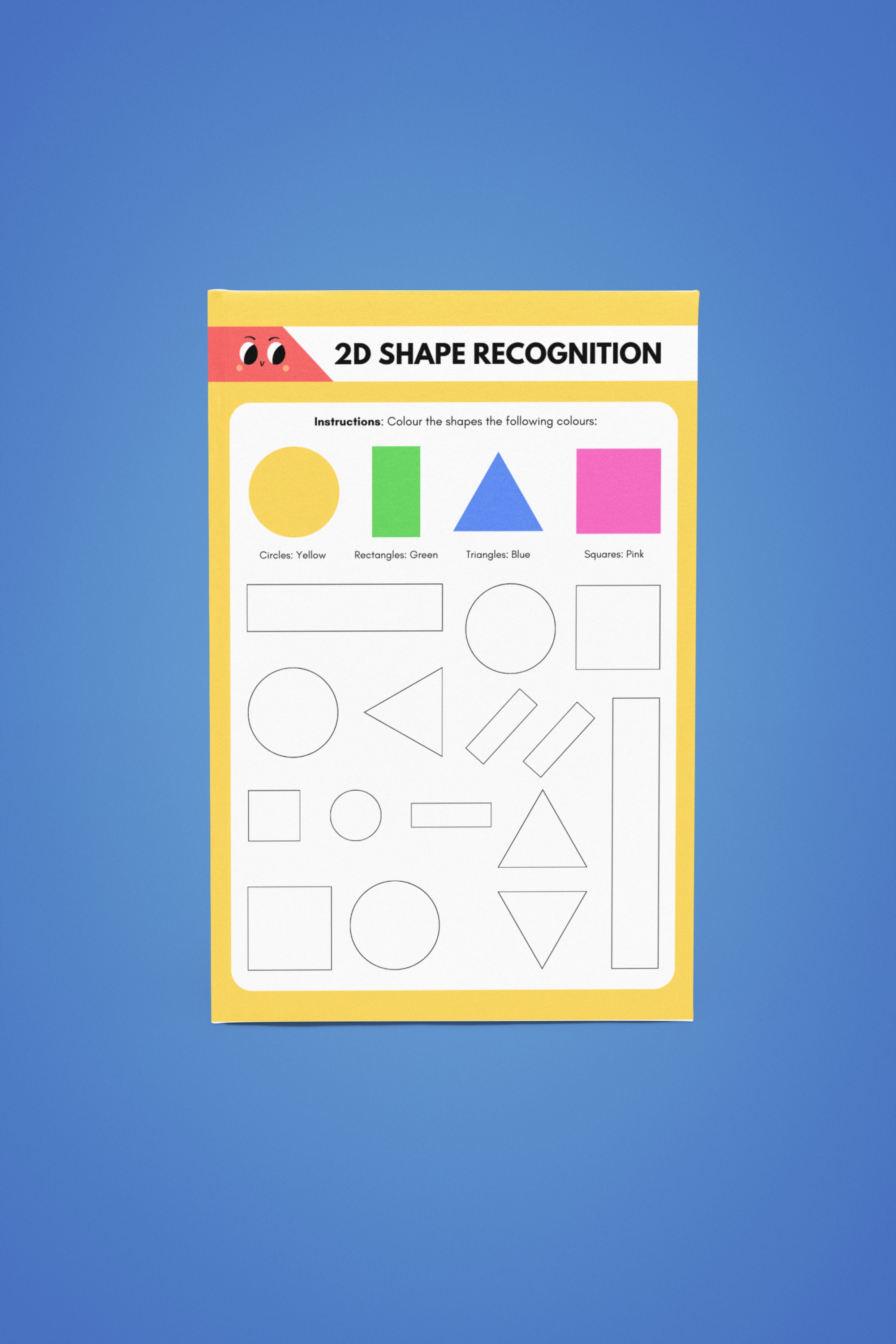26 Shape Tracing Pages, Shapes Tracing Kindergarten Activities, Shape ...