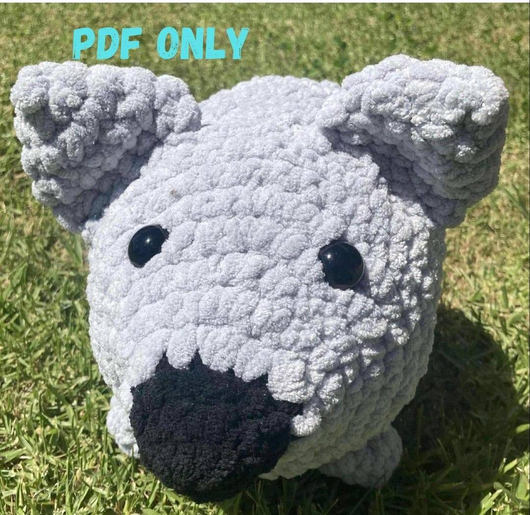 Crochet Wombat PATTERN PDF Download Beginner Friendly Amigurumi Stuffed ...