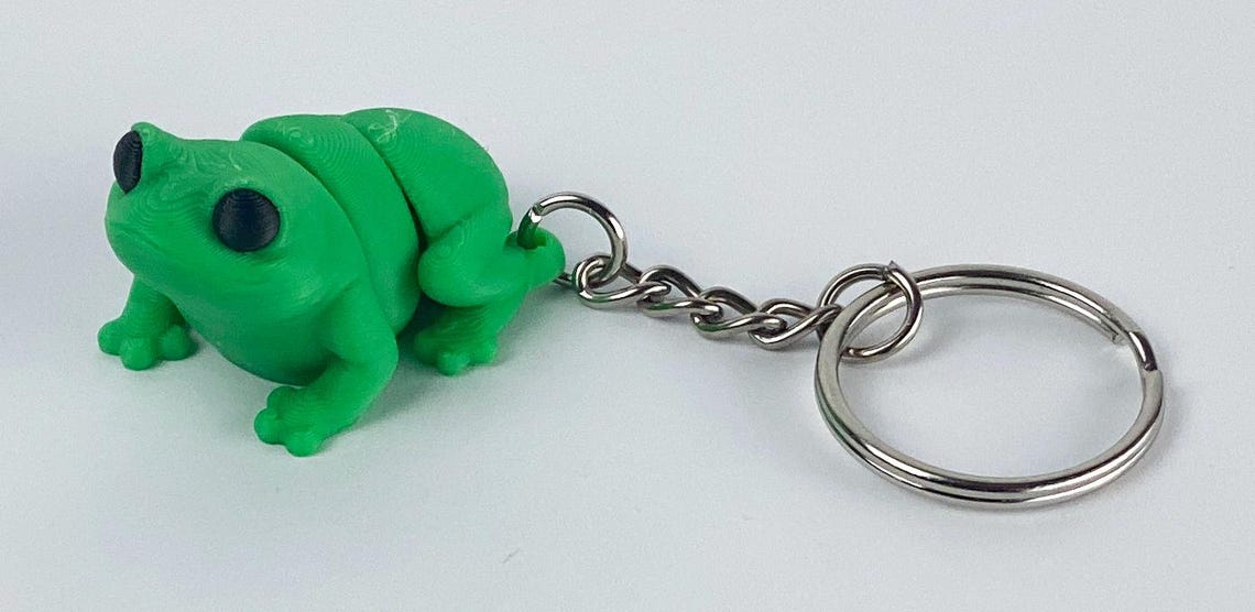 Frog Mini Fidget & Keychain - Etsy