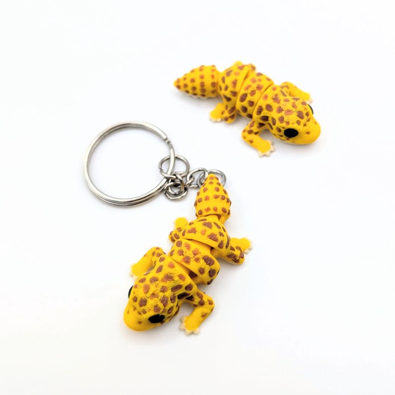 Leopard Gecko Mini Fidget & Keychain - Etsy