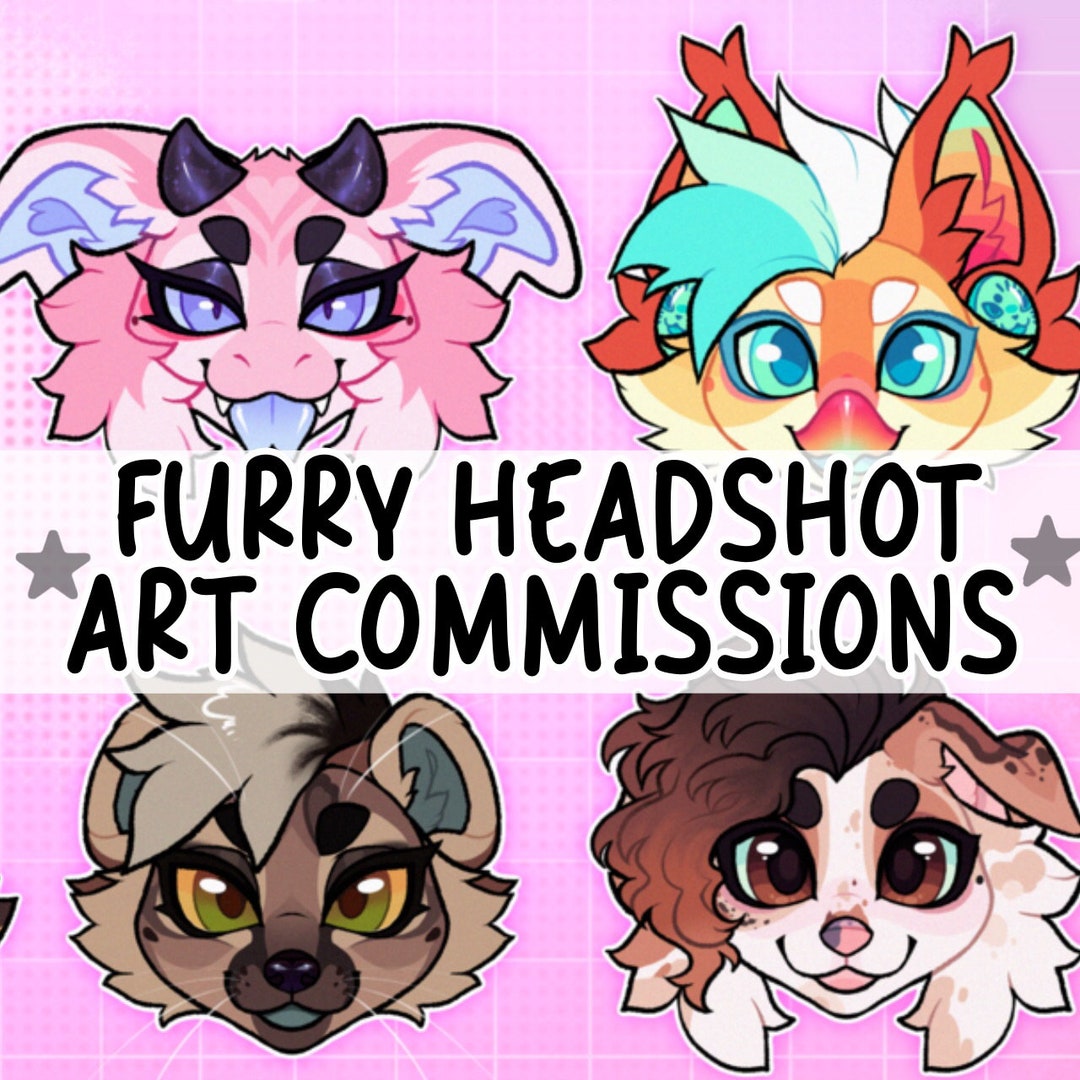 Furry Headshot Art Commissions - Etsy Australia