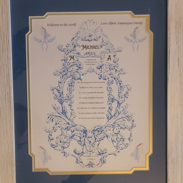 Name Origin Print - Etsy