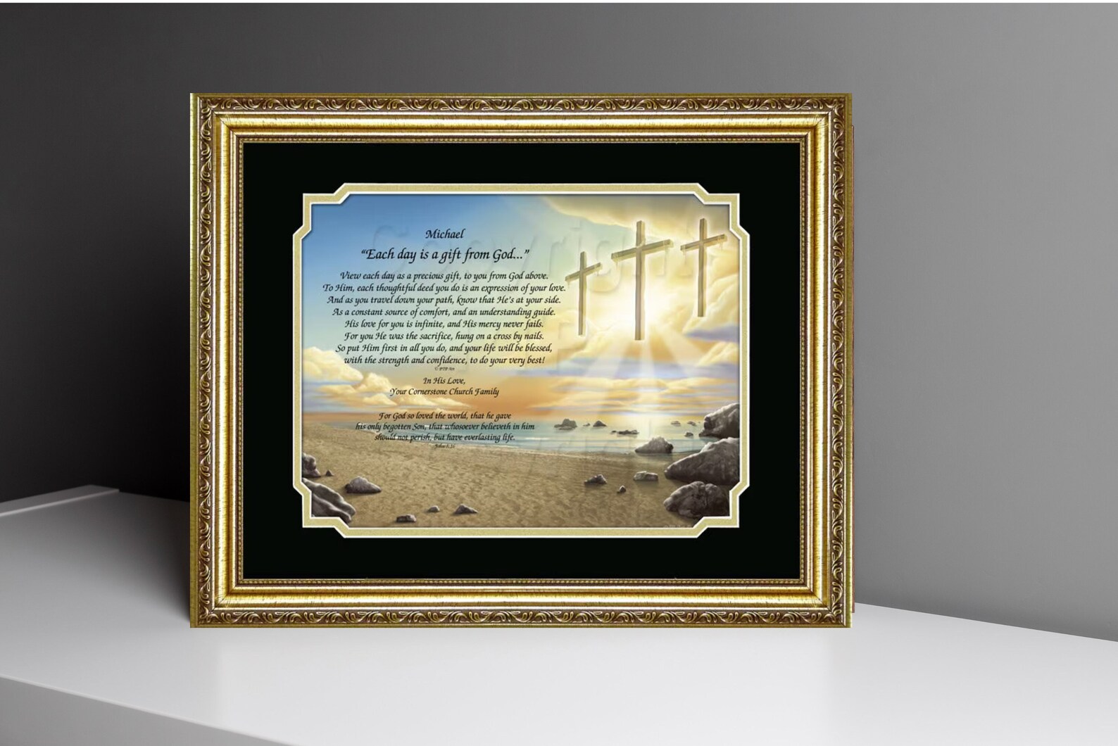 Gospel Message Inspirational Wall Art, Biblical Name Meaning, Christian ...