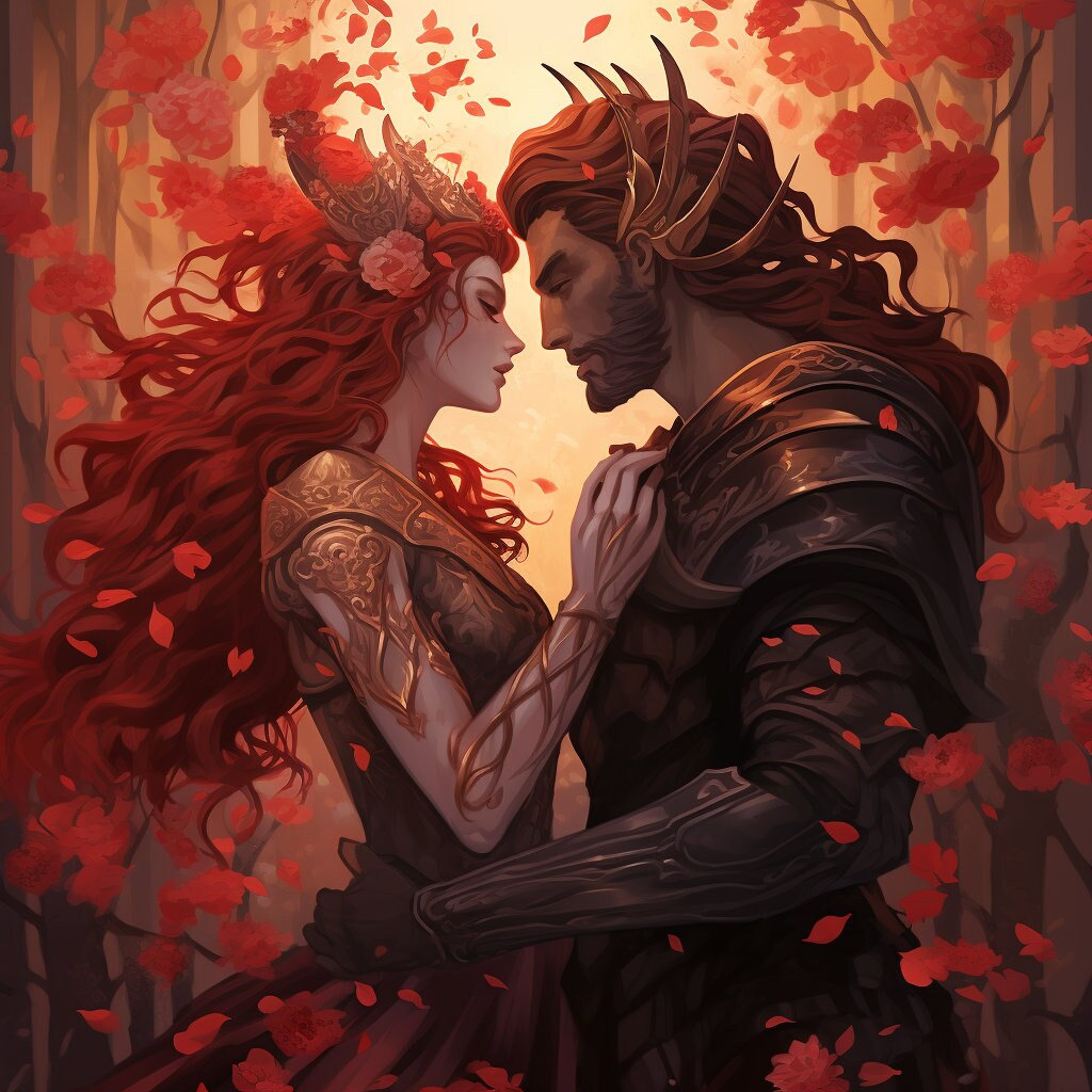 Hades and Persephone Artwork - Etsy