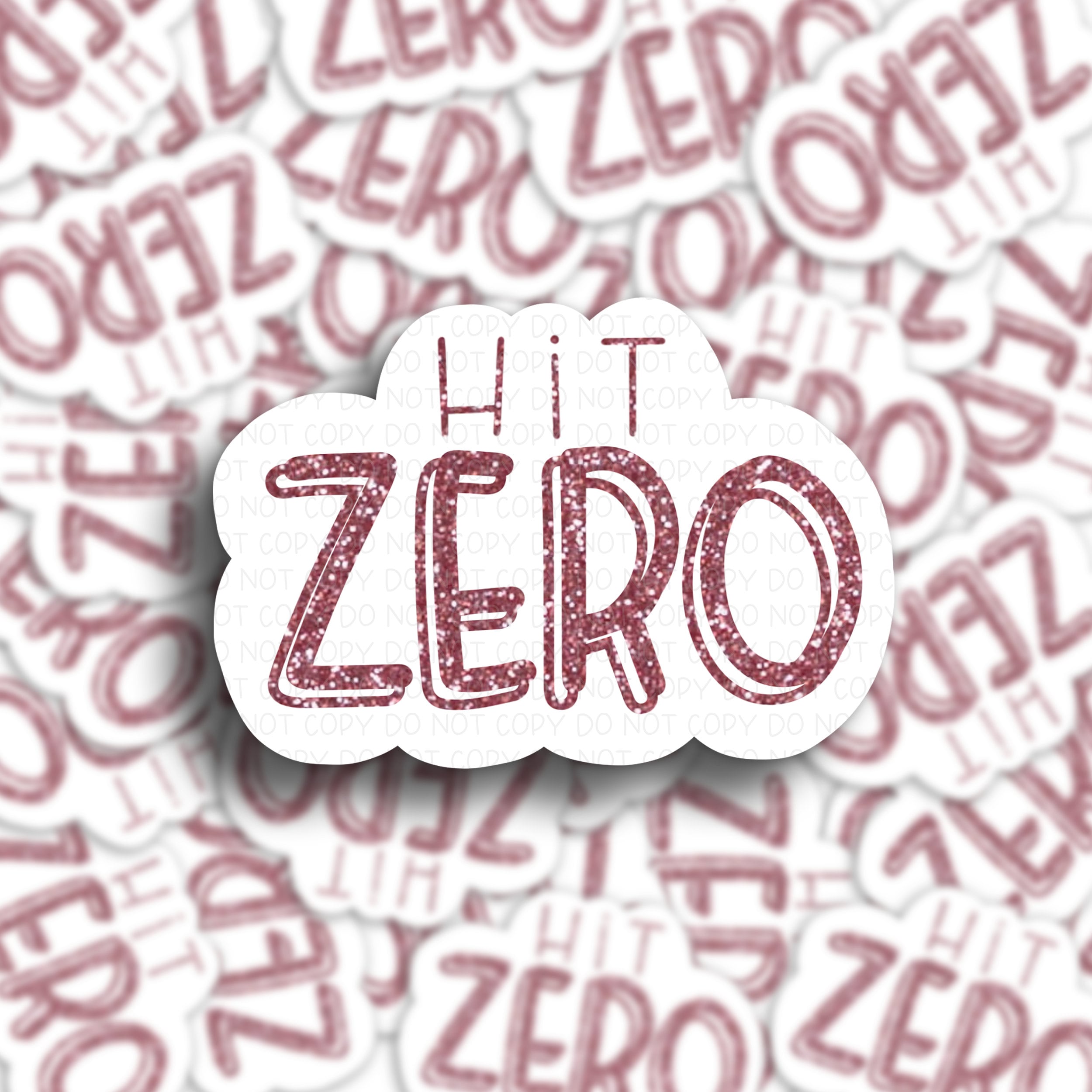 Hit Zero Sticker / All Star Cheer / Cheerleader Gift / Cheer Sticker ...