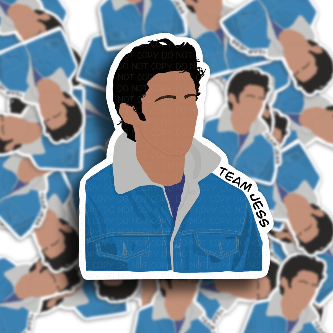 Team Jess Sticker | Gilmore Girls | Jess Mariano | Laptop Decal ...