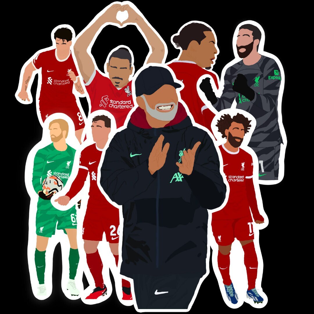 Liverpool Stickers Collection / Liverpool / LFC / Premier League Soccer ...