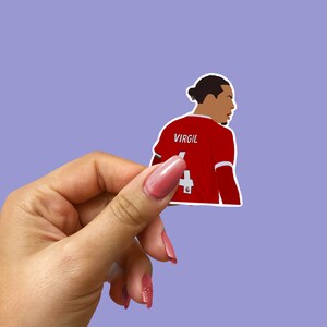 Virgil Van Dijk Sticker | Liverpool | LFC | Premier League Soccer - Etsy