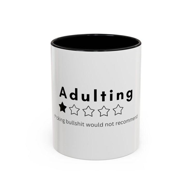 Adulting Mug Grown up Meme - Etsy