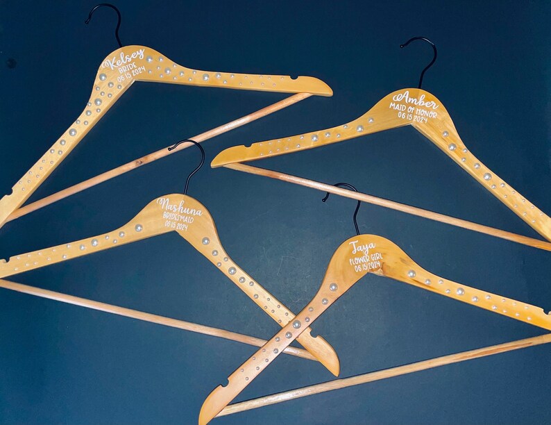 Personalized Bridesmaid Hangers - Etsy