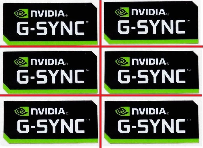 Nvidia G Sync Compatible Gaming Monitor Sticker Pro Windows 10 PC ...